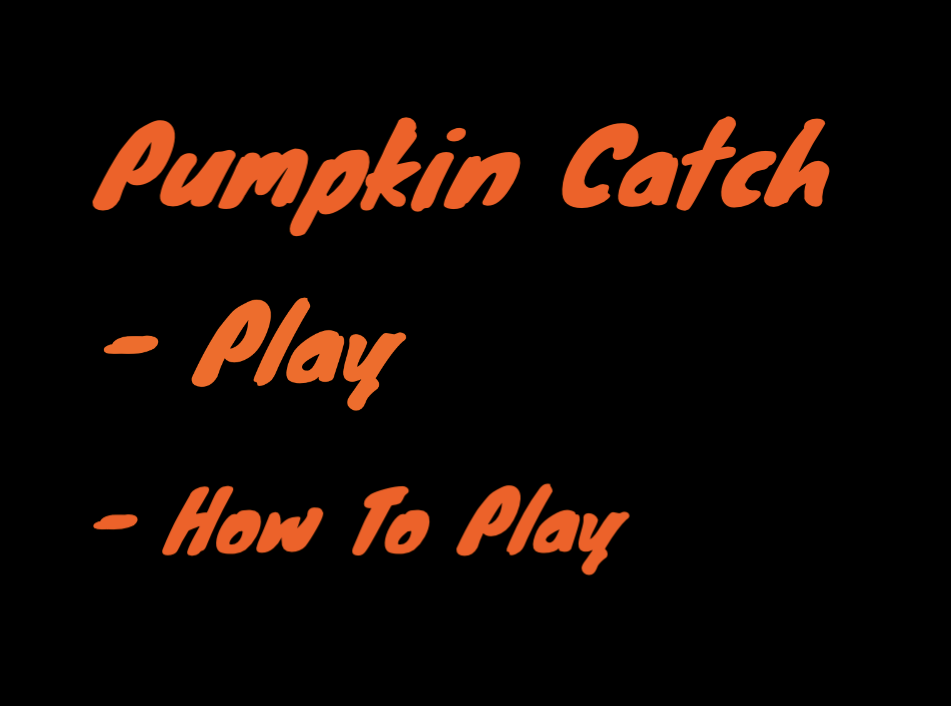 Pumpkin Catch Game - Coder Sports